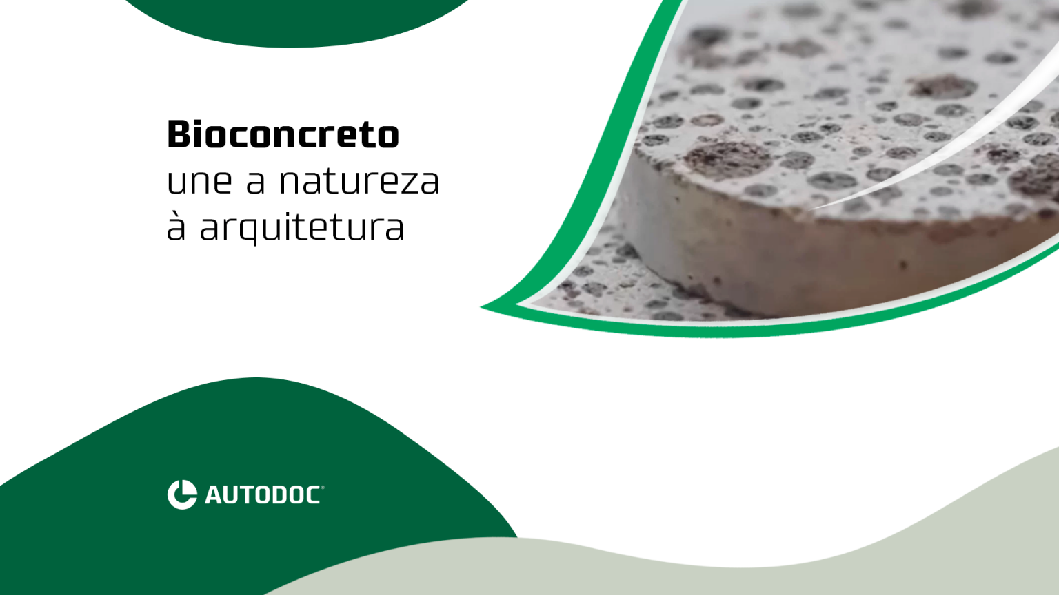 Bioconcreto une a natureza à arquitetura - Autodoc